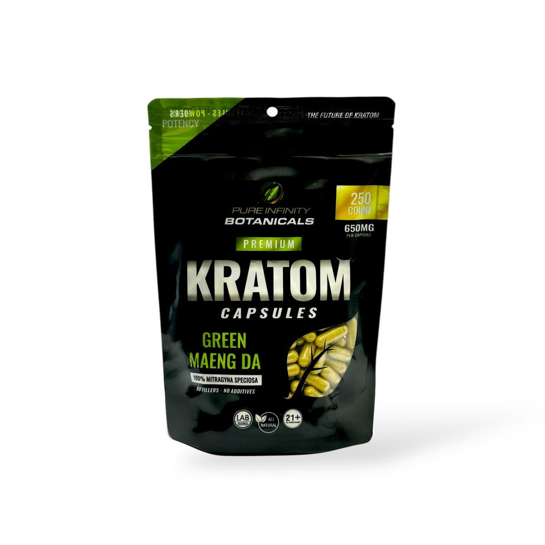 Green Maeng Da Kratom Capsules for Energy and Focus Guide – Pure ...