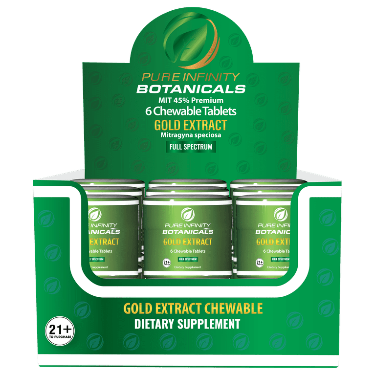 PIB Chewable 45% Gold – Pure Infinity Botanicals